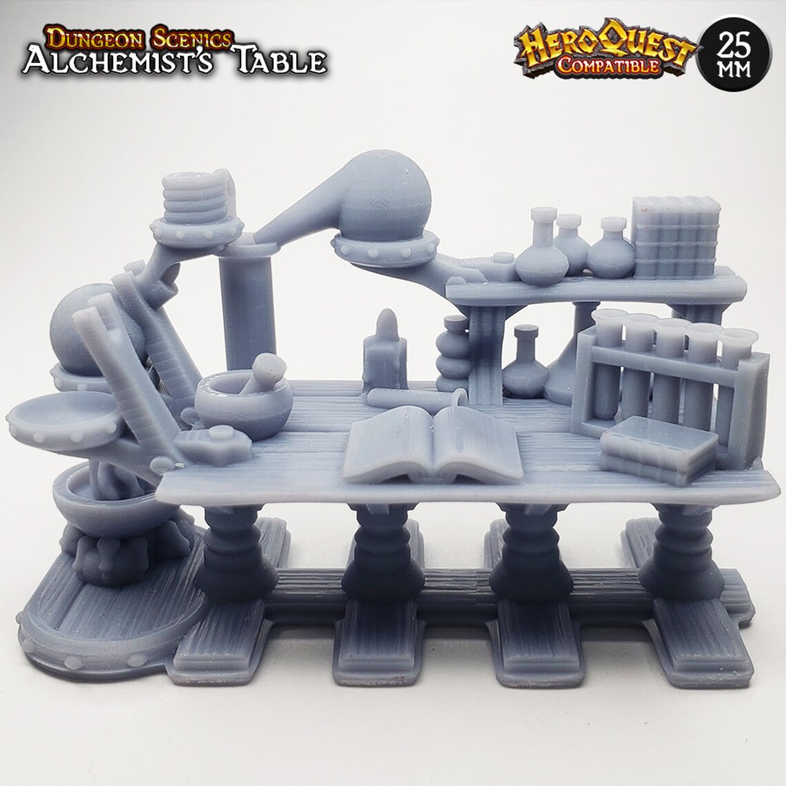 25mm Alchemist's Table Heroquest Compatible Scenery | Boardgame ...