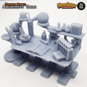 25mm Alchemist's Table Heroquest Compatible Scenery | Boardgame ...