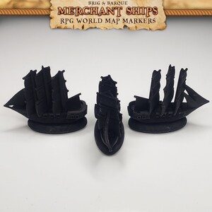 Black Brig & Barc RPG World Map Markers for Dungeons N Dragons Trackers ...