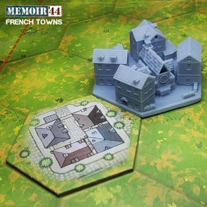 World War 2 European Towns | Set of 3 15mm, 1/72, 6mm, French World War ...