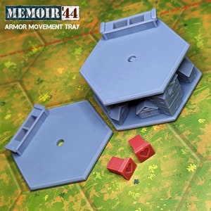 60mm Armor Movement Trays FULL Hex | 1/72nd, 15mm World War 2 Gaming ...