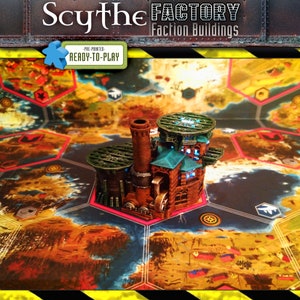 Scythe the Board Game Illuminated Factory Upgrade 3D Printed Model ...
