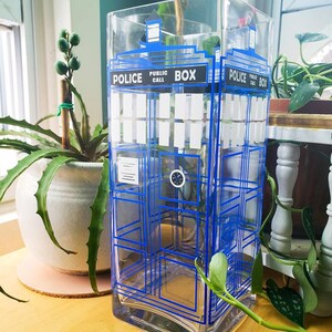 Personalized British Police Box Wedding & Event Table Center Piece ...