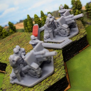 WW2 American M2A1 Light Howitzer Gun & Crew | 15mm, 1/72, 107mm, WW2 ...