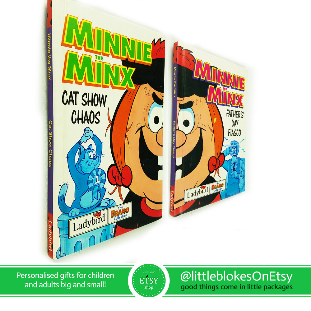 Minnie the Minx & Desperate Dan Ladybird Book Gift Set