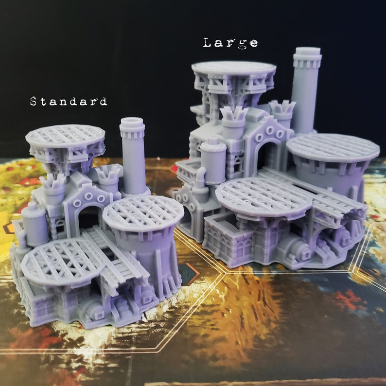 Scythe the Board Game Factory Upgrade 3D Printed Model | Nordic ...