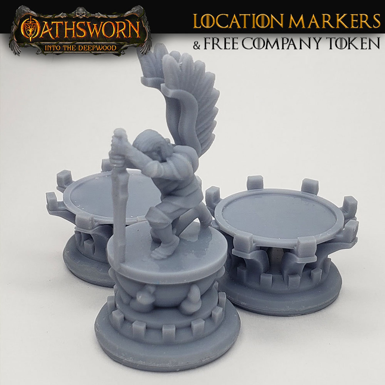 Oathsworn Location Markers & Free Company Token Upgrade | Into the ...