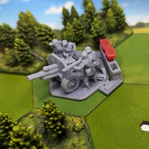 WW2 Russian 122mm Howitzer M1938 Gun & Crew Artillery | 15mm, 1/72 ...