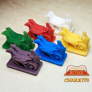 Roman Chariots - Chariots of Rome Boardgame | Ancient Rome 3D Printed ...
