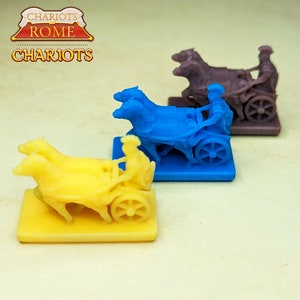 Roman Chariots - Chariots of Rome Boardgame | Ancient Rome 3D Printed ...