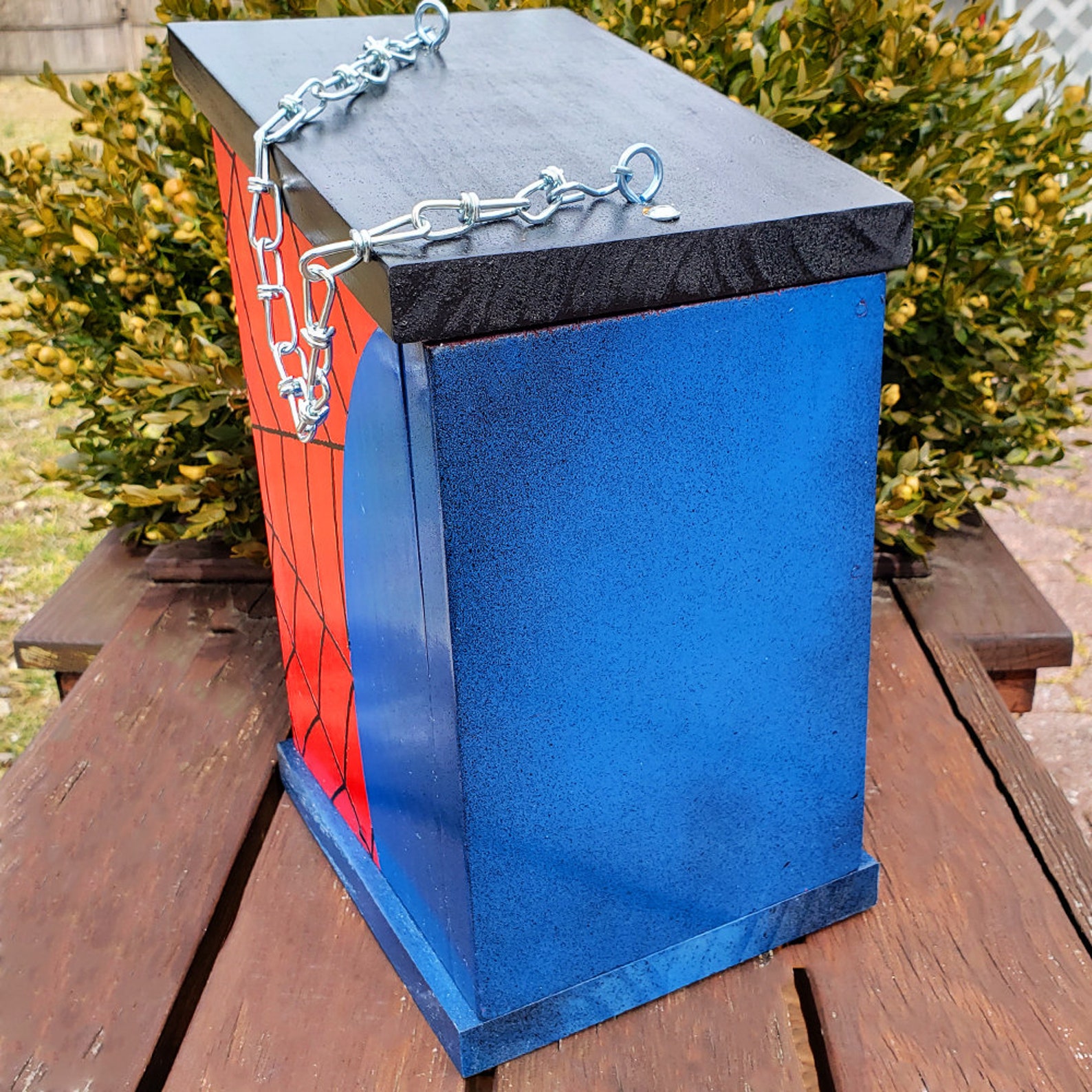 The Spidey House: Spiderman Birdhouse | Outdoor Birdhouses, Unique ...