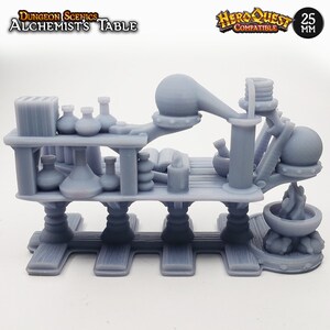 25mm Alchemist's Table Heroquest Compatible Scenery | Boardgame ...