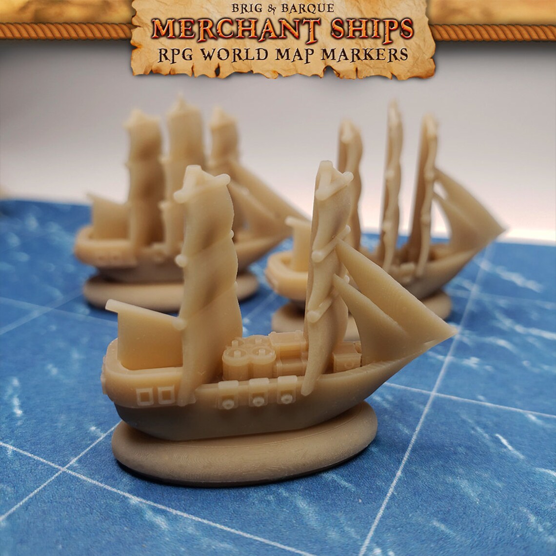Brown Brig & Barc RPG World Map Markers for Dungeons N Dragons - Etsy