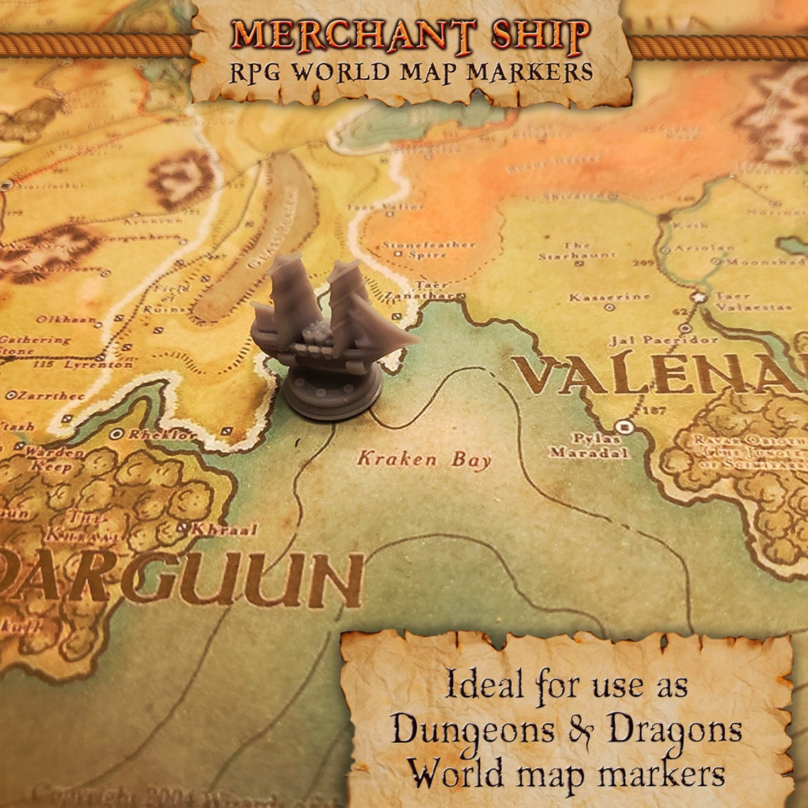 RPG World Map Markers for Dungeons & Dragons Trackers 8pcs | Dnd ...