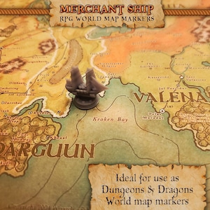 RPG World Map Markers for Dungeons & Dragons Trackers 8pcs | Dnd ...