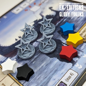 Scythe Expeditions Upgraded Tokens 54pcs | Board Game Upgrades, 3D ...