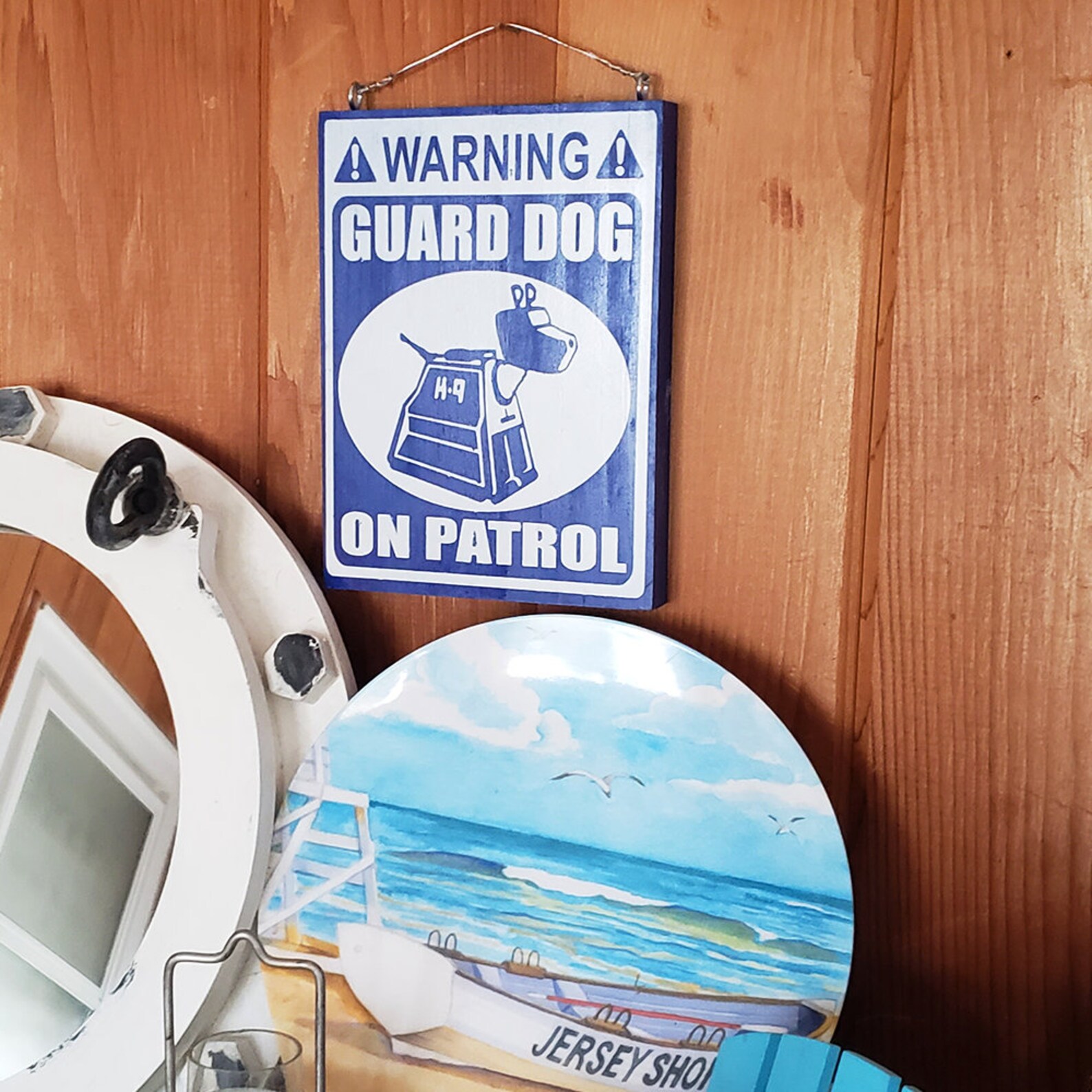 K9 Guard Dog on Patrol Home & Garden Nerdy Warning Sign | Geeky Pet ...