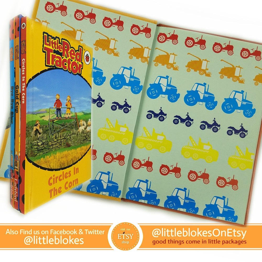 The Little Red Tractor Ladybird Book Gift Set, Gold Cup