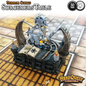 25mm Sorcerers Table Heroquest Compatible LED Light-up Scenery ...