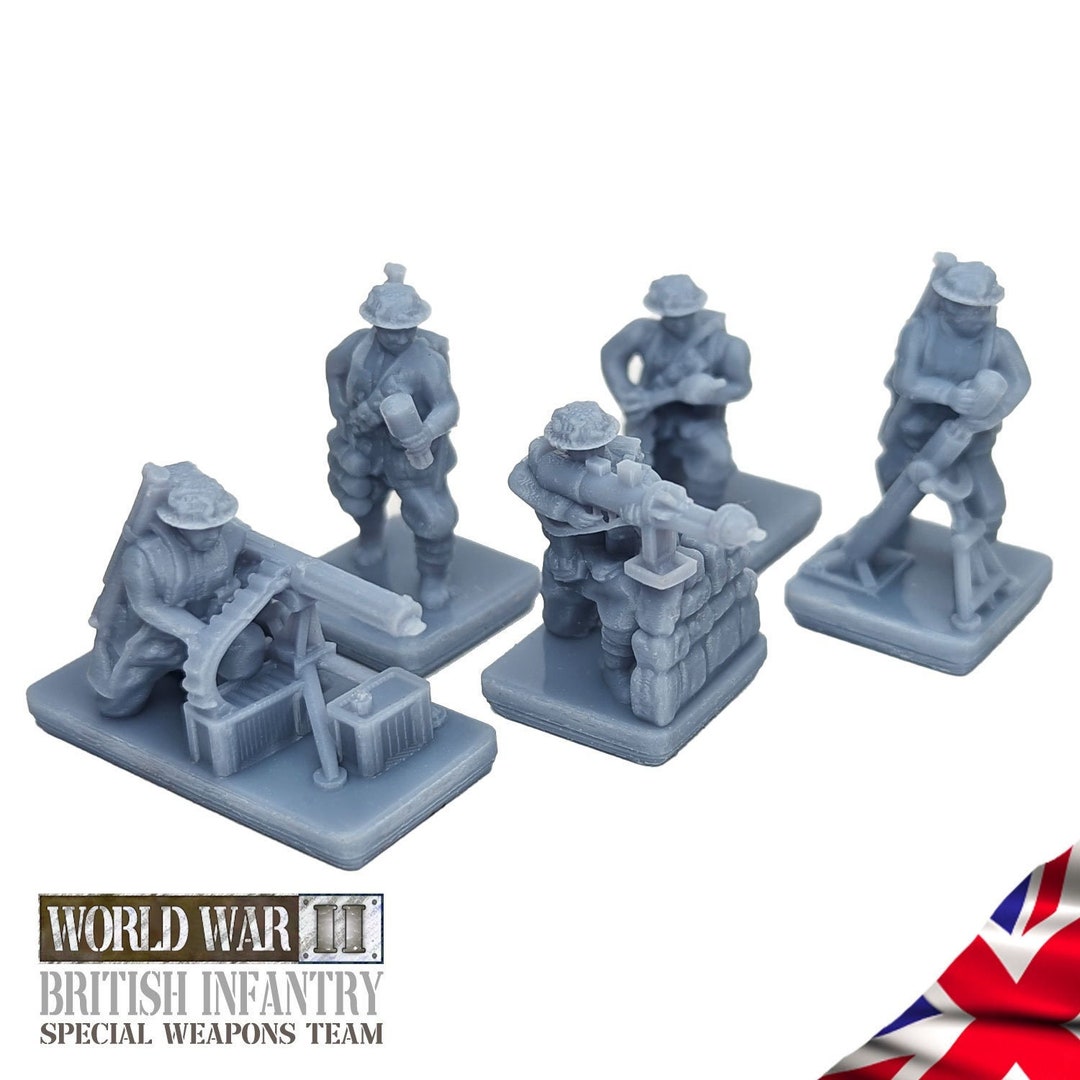 15mm British SWA Infantry Special Weapons Teams | 1/72nd World War 2 ...