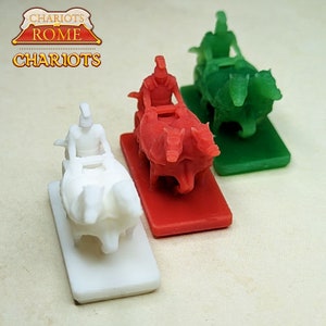 Roman Chariots - Chariots of Rome Boardgame | Ancient Rome 3D Printed ...