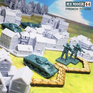 World War 2 European Towns | Set of 3 15mm, 1/72, 6mm, French World War ...