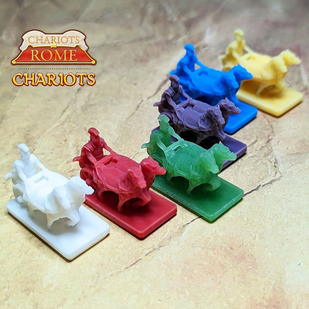 Roman Chariots - Chariots of Rome Boardgame | Ancient Rome 3D Printed ...