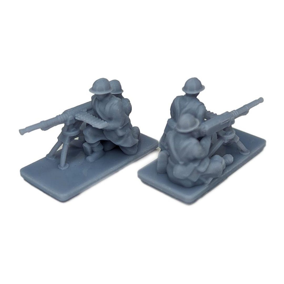 WW1 French Machine Gun Teams 4pcs | Great War, 15mm 1/72 Trench, World ...