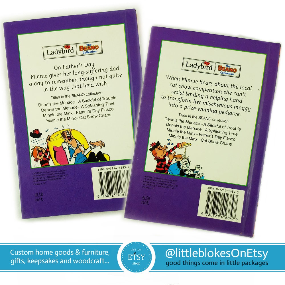 Minnie the Minx Ladybird Book Set, Father's Day Fiasco