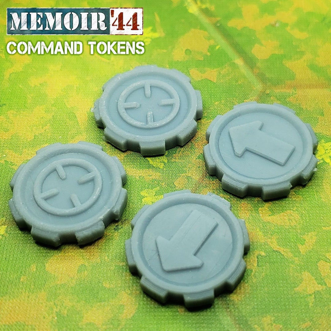 Action/fire Command Tokens | World War 2 Gaming TTRPG Scenery, Move ...