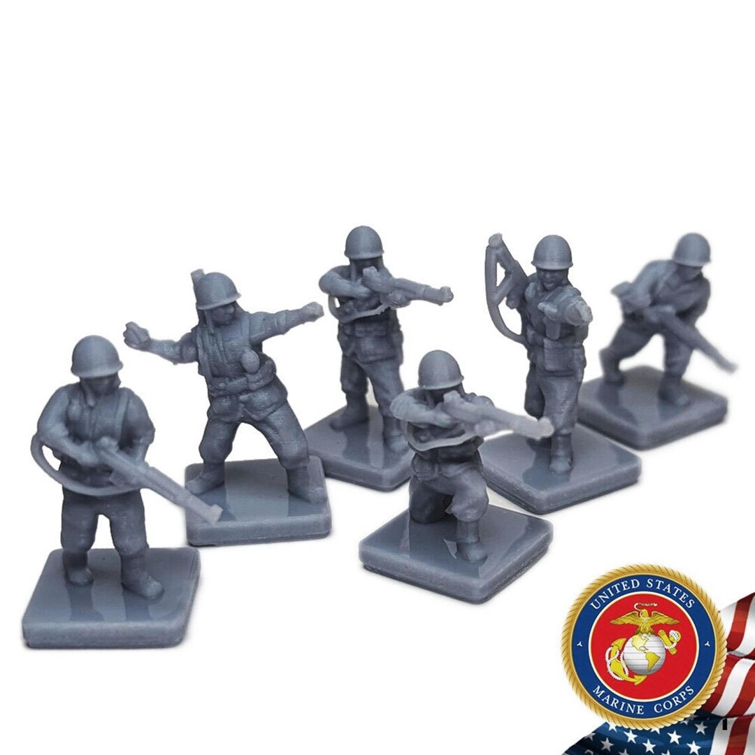 WW2 US Pacific Marines | 15mm Infantry, 1/72nd World War 2 Gaming TTRPG ...