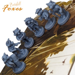 Foxes 6pcs | Everdell Spirecrest Expansion Unofficial Upgrade | Fox ...