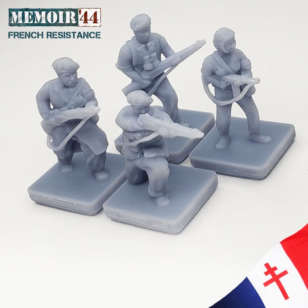 World War 2 French Resistance Fighters 15mm, 1/72 | World War 2 Gaming ...