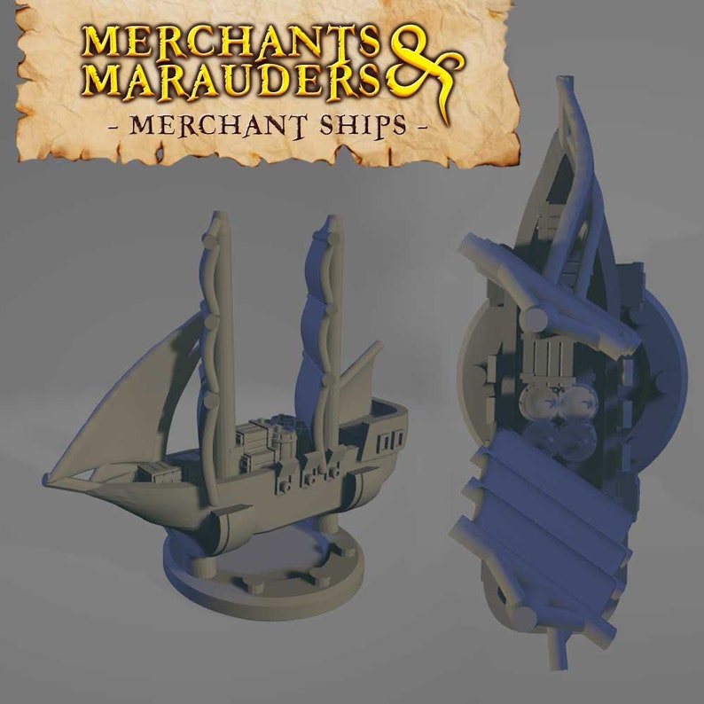 Merchants & Marauders Upgraded Merchant Ship Board Game Tokens - Etsy