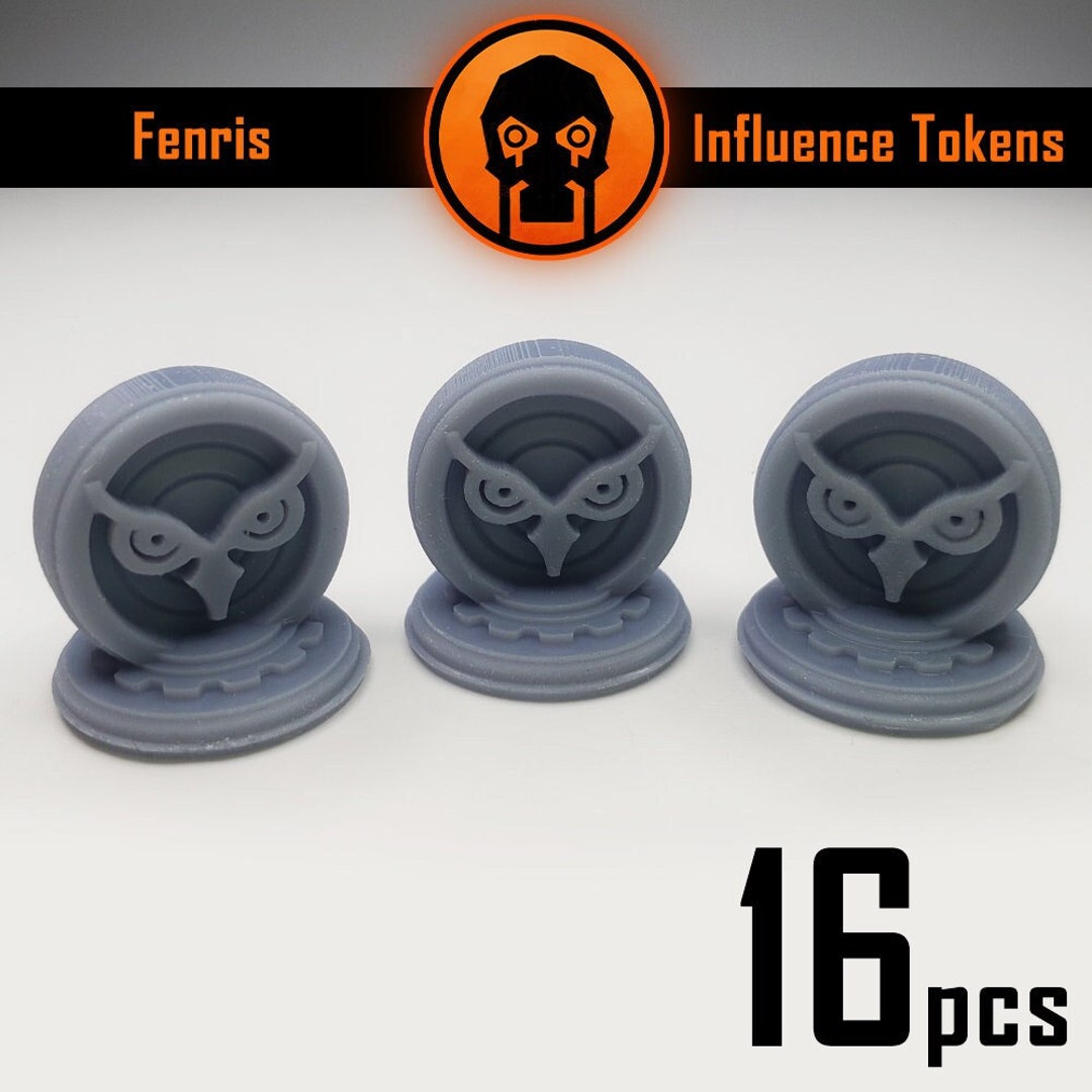 Scythe Rise of Fenris: Influence Tokens | Board Game Meeples, Upgraded ...
