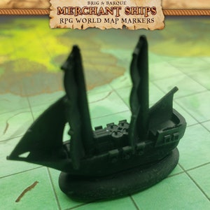 Black Brig & Barc RPG World Map Markers for Dungeons N Dragons Trackers ...