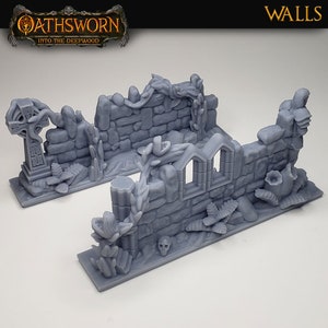 Oathsworn Walls : Into the Deepwood Upgraded Scenics | Boardgame, D&D ...