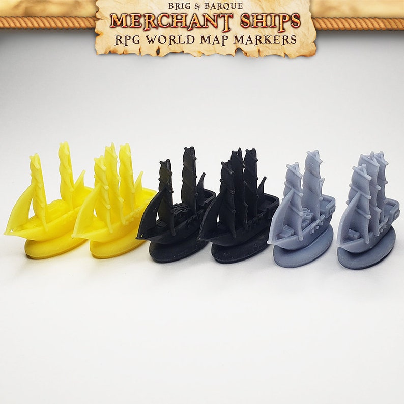 Multi-color Brig & Barc RPG World Map Markers | Dungeons N Dragons ...