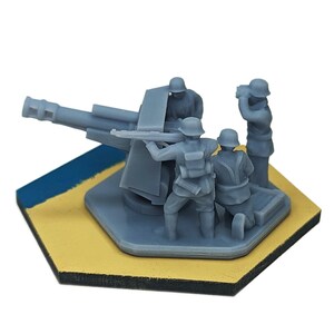 German 105mm Lefh 18 Fixed Gun & Crew Model 5pcs Artillery | 15mm, 1/72 ...