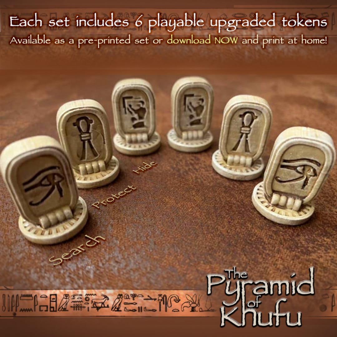 Pyramid of Khufu: Search Protect and Hide Upgraded Game | Egyptian Card ...