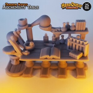 25mm Alchemist's Table Heroquest Compatible Scenery | Boardgame ...
