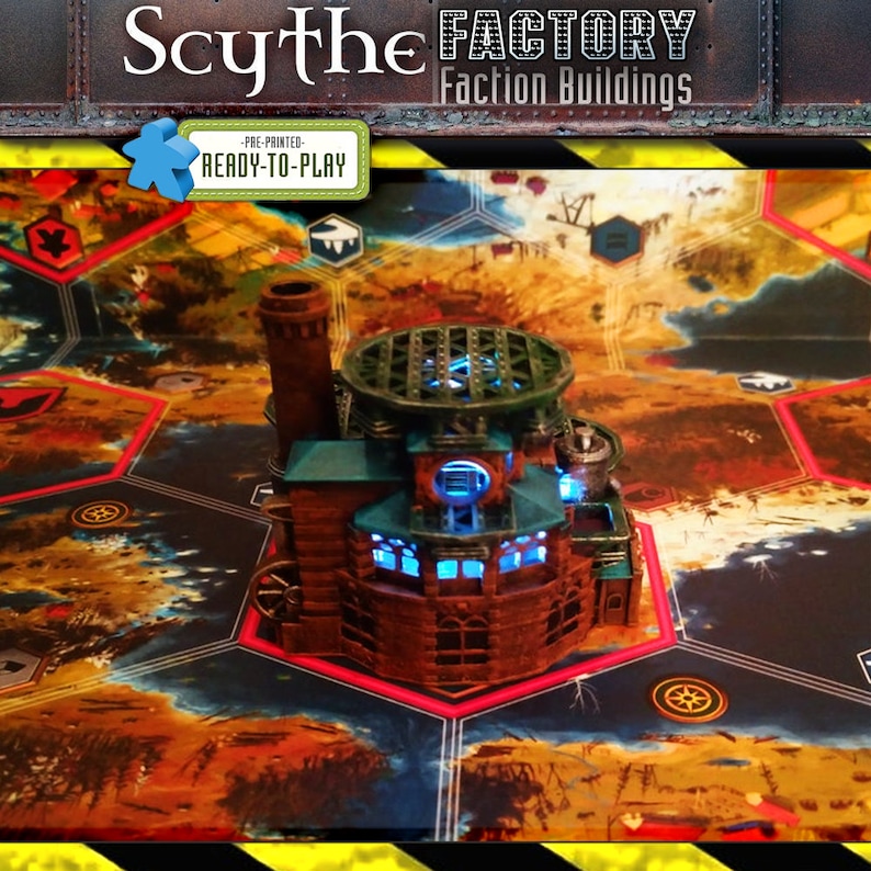 Scythe the Board Game Illuminated Factory Upgrade 3D Printed - Etsy Canada