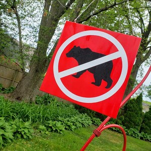 No Bears Allowed - No Entry Garden Warning Sign | Yard Signage, Shore ...