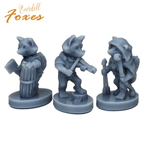 Foxes 6pcs | Everdell Spirecrest Expansion Unofficial Upgrade | Fox ...