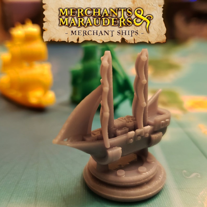Merchants & Marauders Upgraded Merchant Ship Board Game Tokens - Etsy