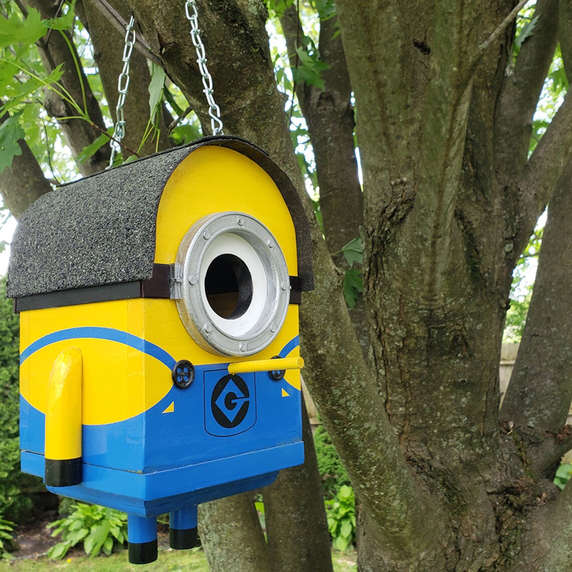 Brian The Minion Birdhouse The Minions Large Bird House | Etsy