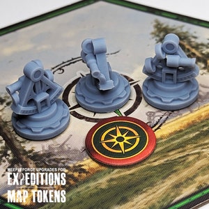 Scythe Expeditions Upgraded Tokens 54pcs | Board Game Upgrades, 3D ...