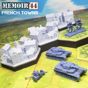 World War 2 European Towns | Set of 3 15mm, 1/72, 6mm, French World War ...