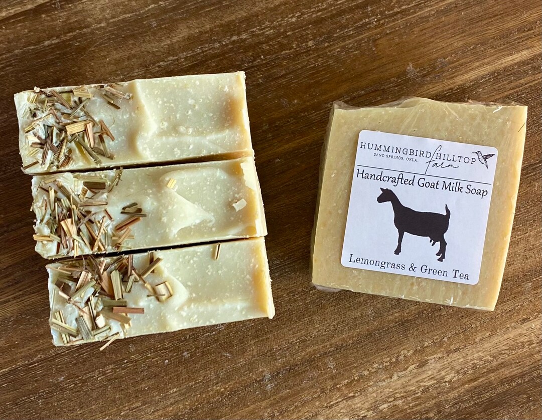 Lemongrass and Green Tea Goat Milk Bar Soap - FAST SHIPPING - Summer ...
