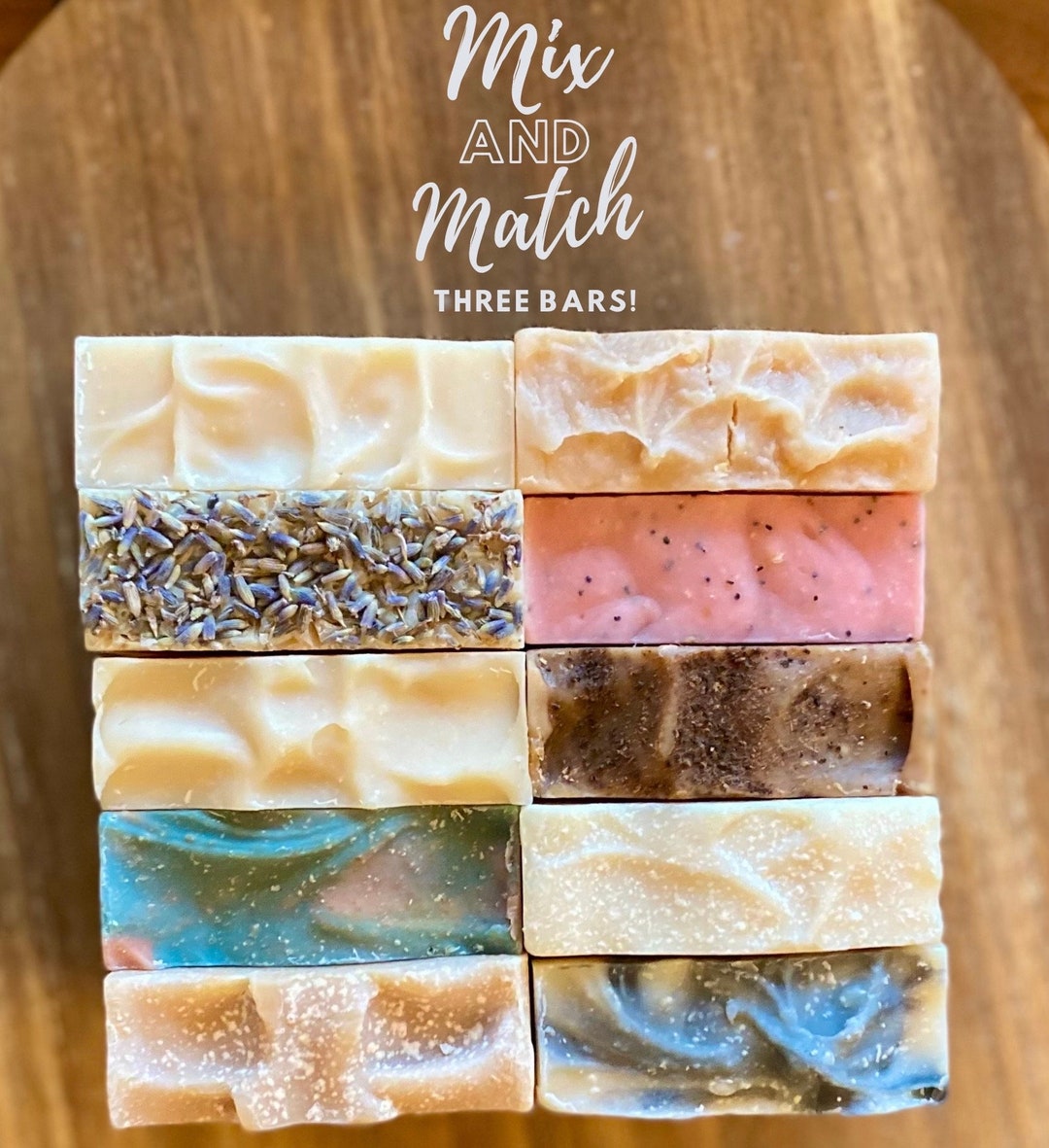 Pick 3 Bars Goat Milk Soap Soap Pack Assorted Soap Mix and Match ...